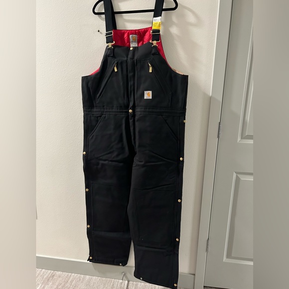 Carhartt | Other | Carhartt R38 Ziptowaist Bib Overalls Insulated Mens ...
